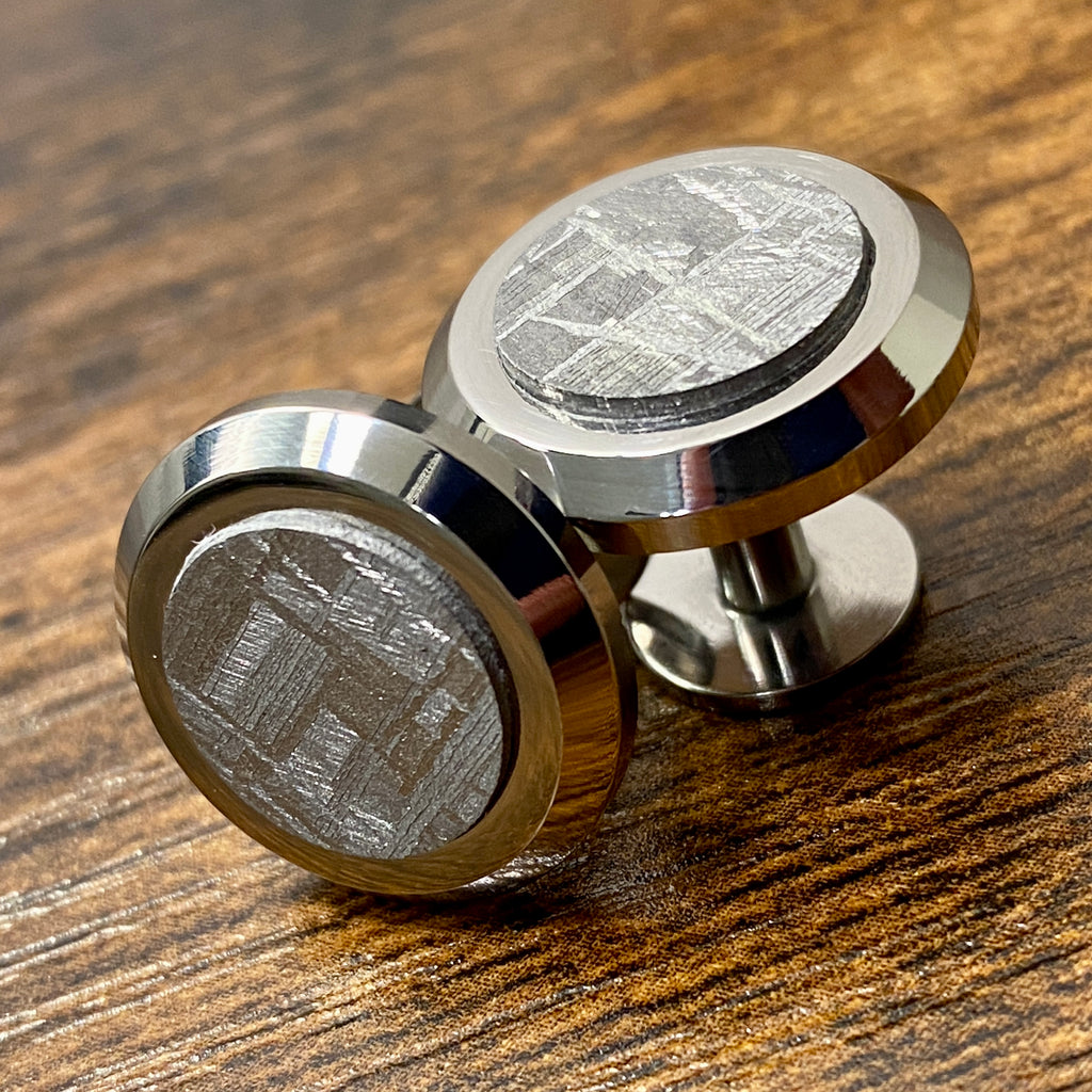 Meteorite Cufflinks – The Ti Project
