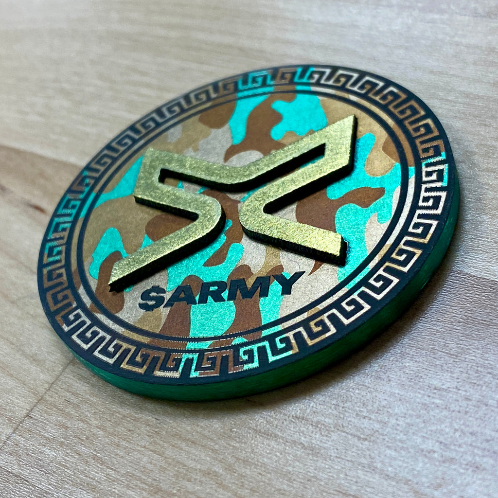ARMY | Laser Cut Medallion (Preselected Variant) – The Ti Project